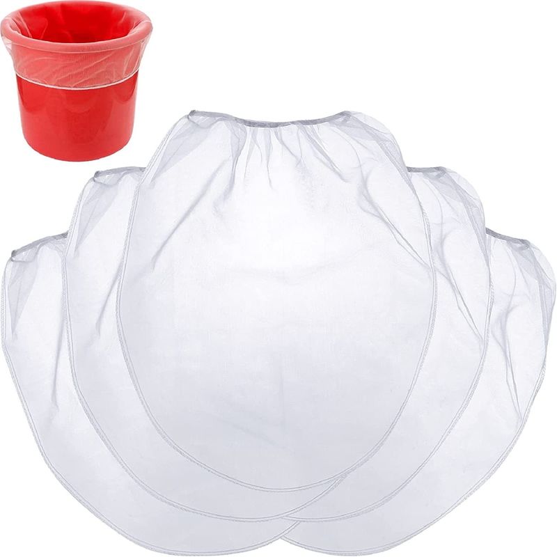 Hite 1 2 5 Gallon Elastic Opening Fine Mesh Paint Strainer Bags For ...