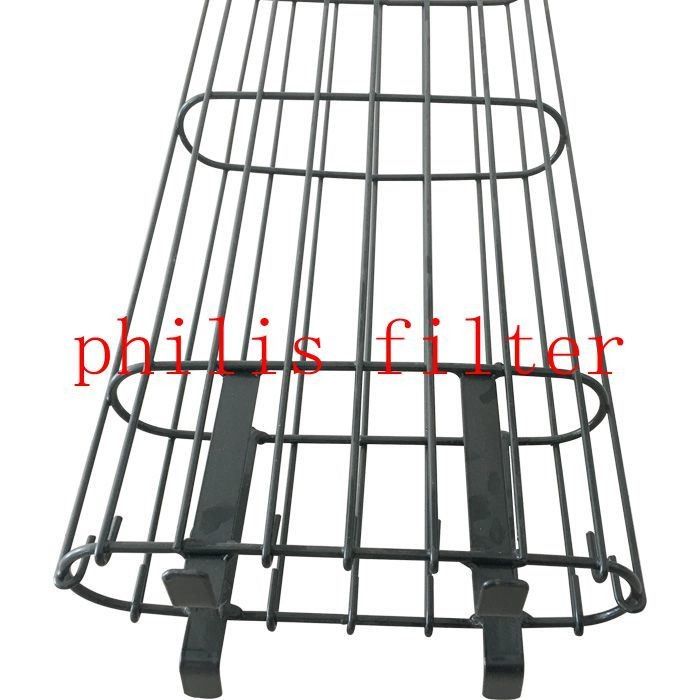 Oval Dust Collector Cages Vertical Lifting Cartridge Installation