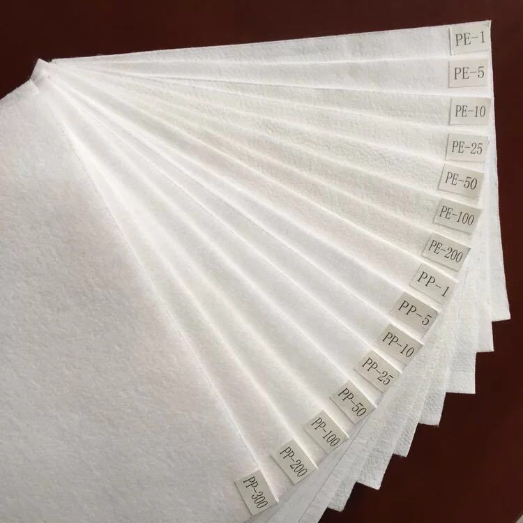150 Micron 200 Micron Nonwoven Filter Cloth Polyester High Temperature ...