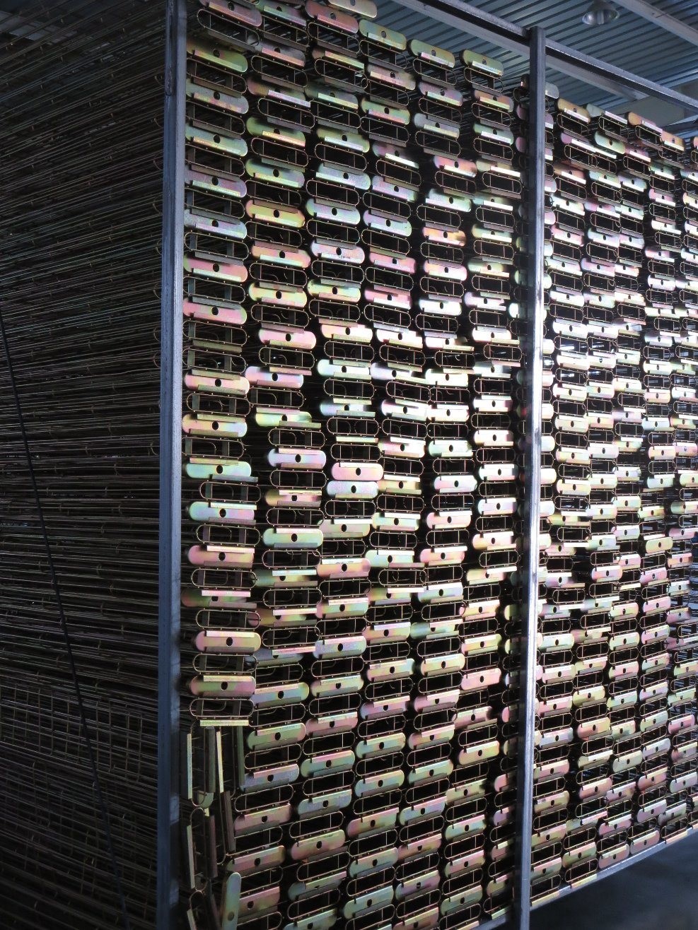 Vertical Filter Bag Cage , Manually CE ISO Baghouse Bags And Cages